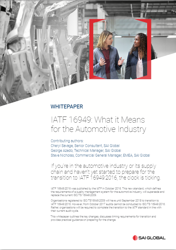 IATF 16949: What It Means For The Automotive Industry | Intertek SAI ...